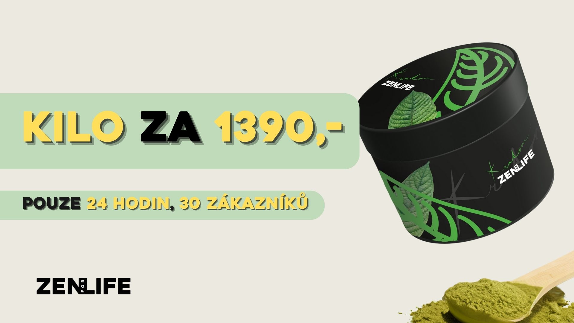 1 Kg kratomu za 1390Kč - Zenforlife